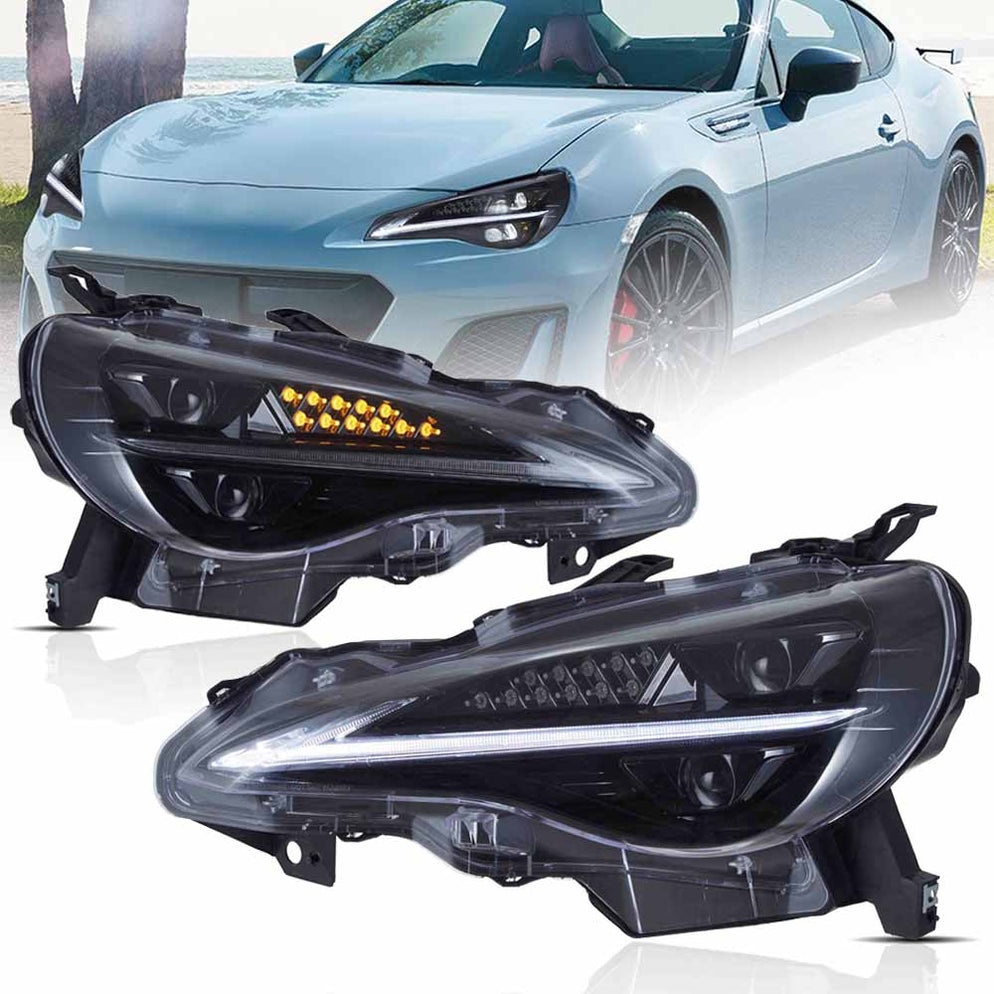 VLAND Full LED Headlights For 2012-2021 Toyota 86 GT86, Scion Frs, Sub — VLAND US