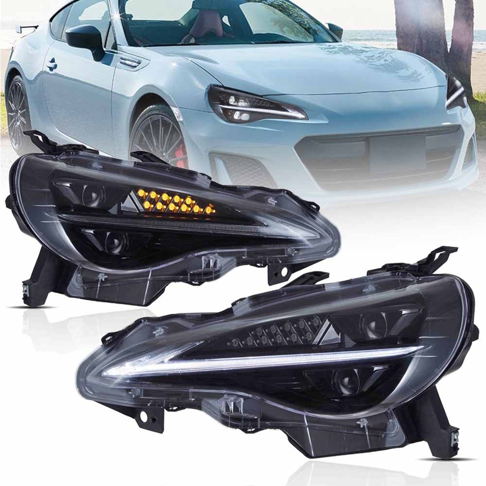 VLAND Full LED Headlights For 2012-2021 Toyota 86 GT86, Scion Frs, Sub — VLAND US