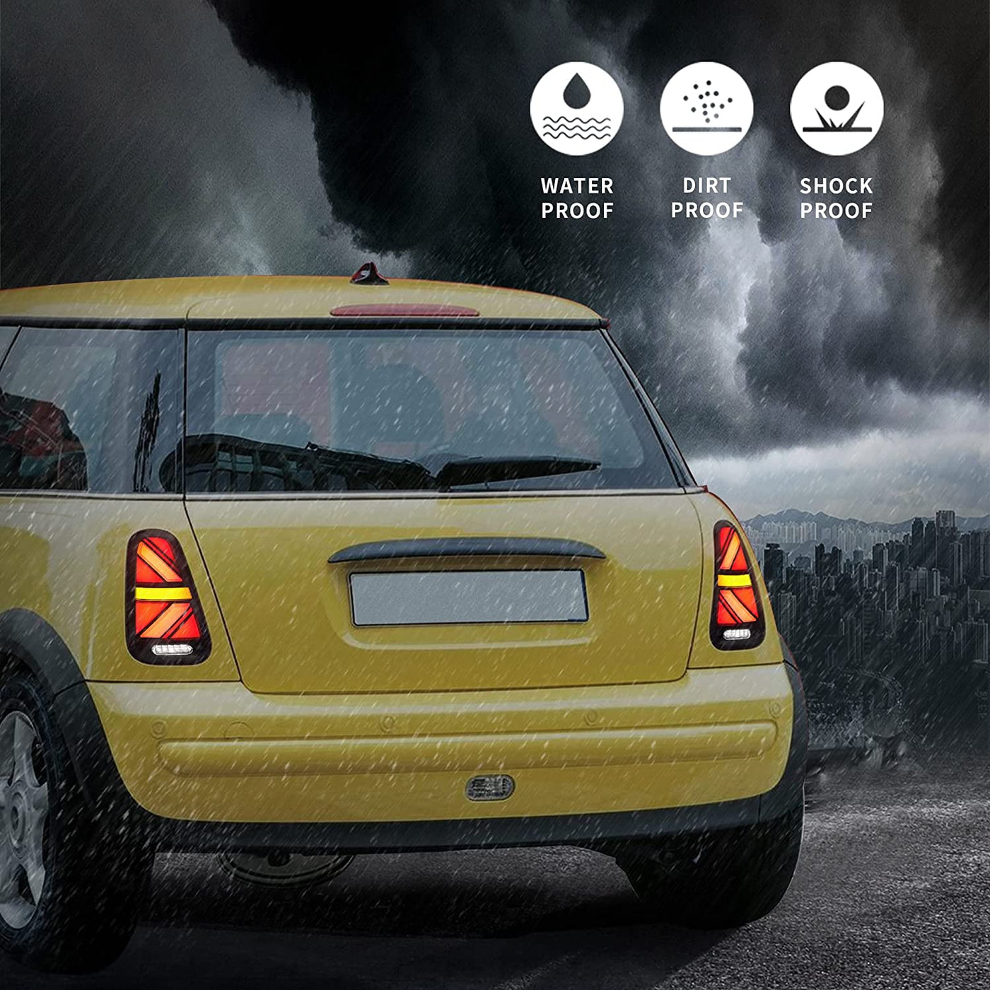 VLAND LED Tail Lights For Mini Cooper R50 R52 R53 2001-2006 [Mini Hatc ...